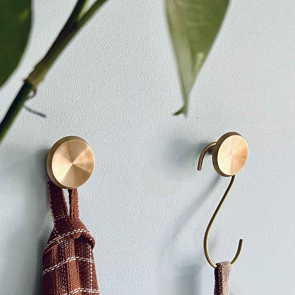 Pin messing knage – Ø3,5 cm - runde messing greb - MOUD Home